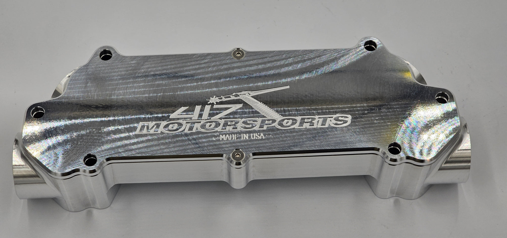 417 Motorsports Natural Billet LSX Engine Water Manifold