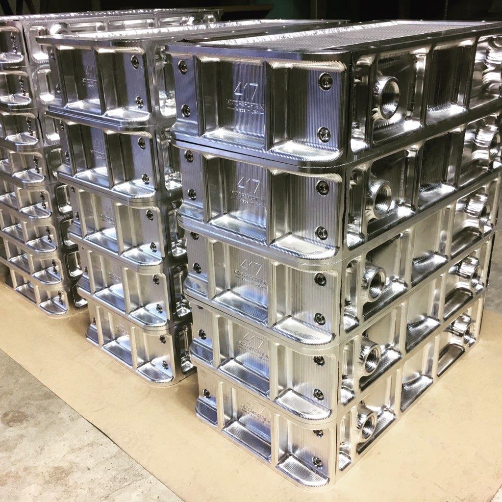 2000 HP Air to Water Billet Intercooler – 417 Motorsports